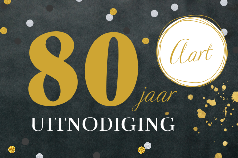 Uitnodiging 80 jaar en verjaardag 70 jaar | Makkelijk maken!